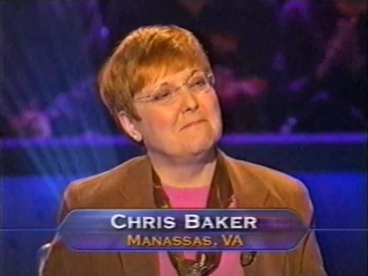 Chris Baker | Who Wants To Be A Millionaire Wiki | Fandom