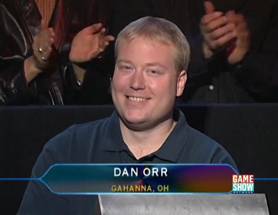 Dan Orr | Who Wants To Be A Millionaire Wiki | Fandom