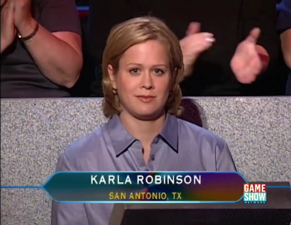 Karla Robinson | Who Wants To Be A Millionaire Wiki | Fandom