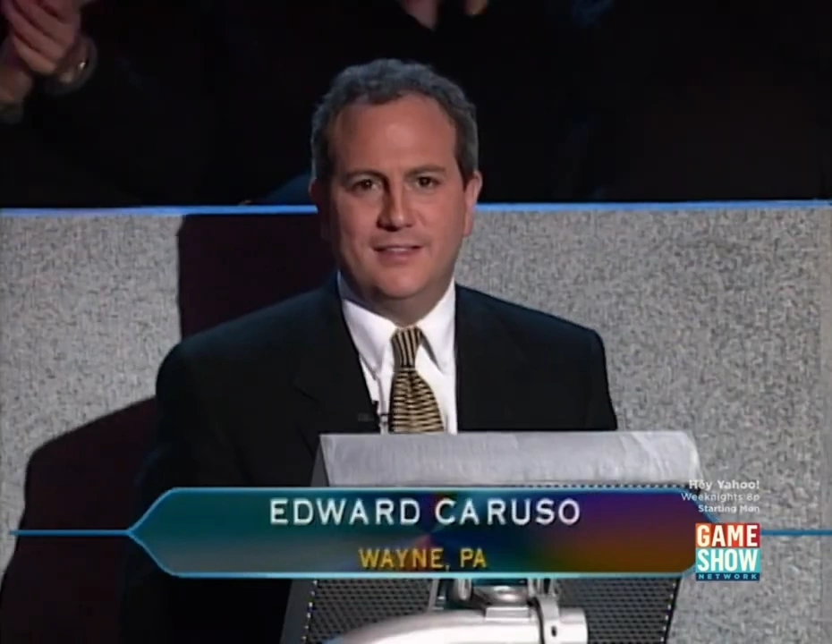 Edward Caruso | Who Wants To Be A Millionaire Wiki | Fandom