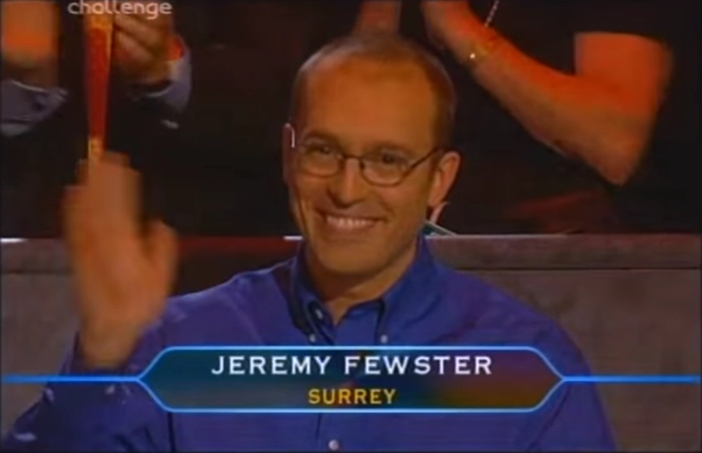 Jeremy Fewster | Who Wants To Be A Millionaire Wiki | Fandom