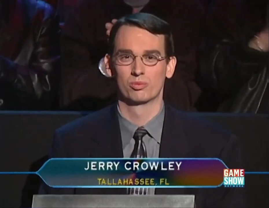 Jerry Crowley | Who Wants To Be A Millionaire Wiki | Fandom