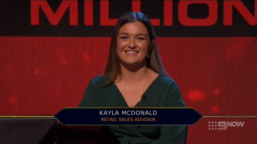 Kayla McDonald | Who Wants To Be A Millionaire Wiki | Fandom