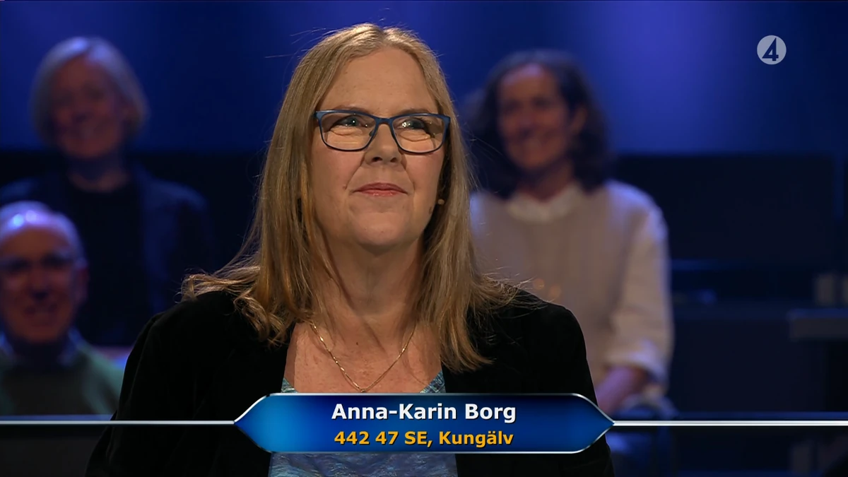 Anna-Karin Borg | Who Wants To Be A Millionaire Wiki | Fandom