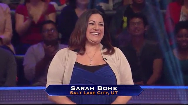Sarah Bohe | Who Wants To Be A Millionaire Wiki | Fandom