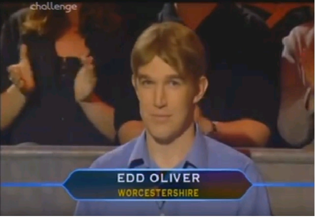 Edd Oliver | Who Wants To Be A Millionaire Wiki | Fandom