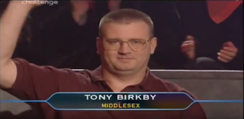Tony Birkby | Who Wants To Be A Millionaire Wiki | Fandom