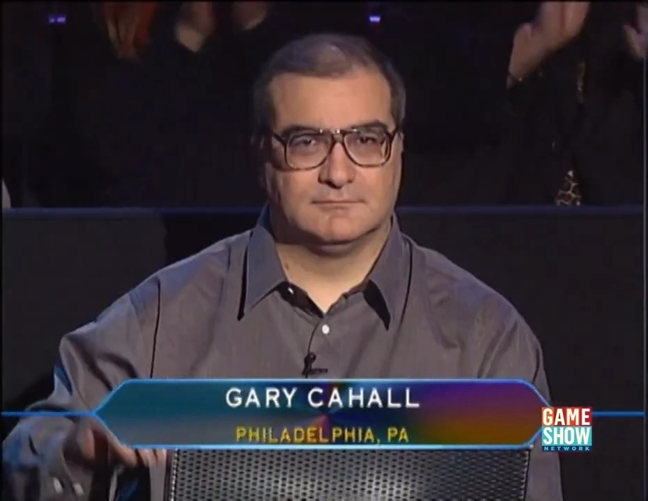 Gary Cahall | Who Wants To Be A Millionaire Wiki | Fandom