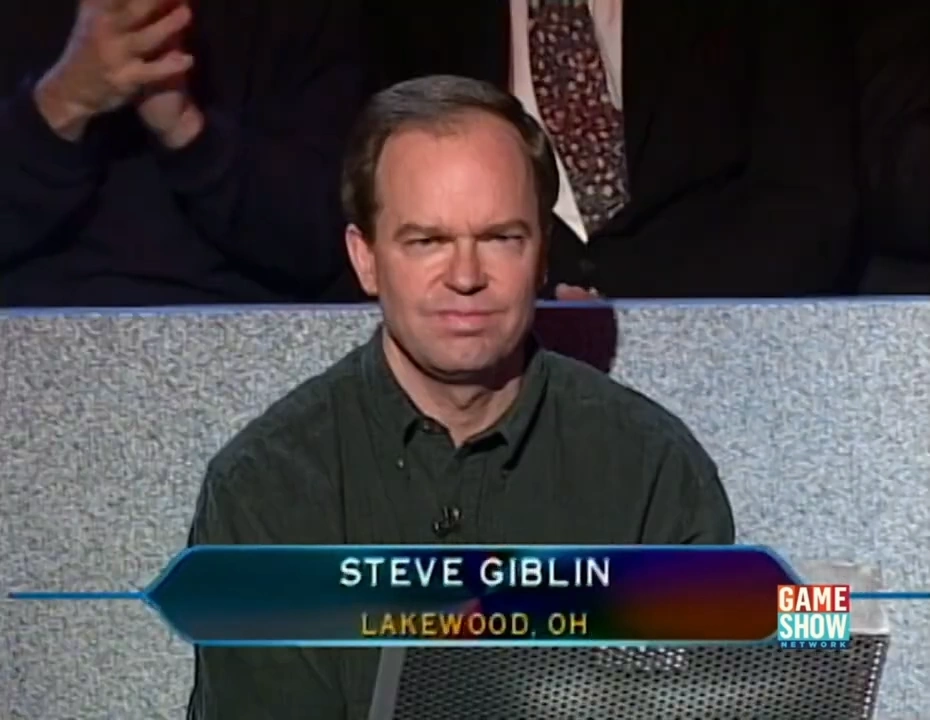 Steve Giblin | Who Wants To Be A Millionaire Wiki | Fandom