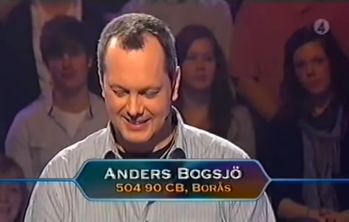 Anders Bogsjö | Who Wants To Be A Millionaire Wiki | Fandom