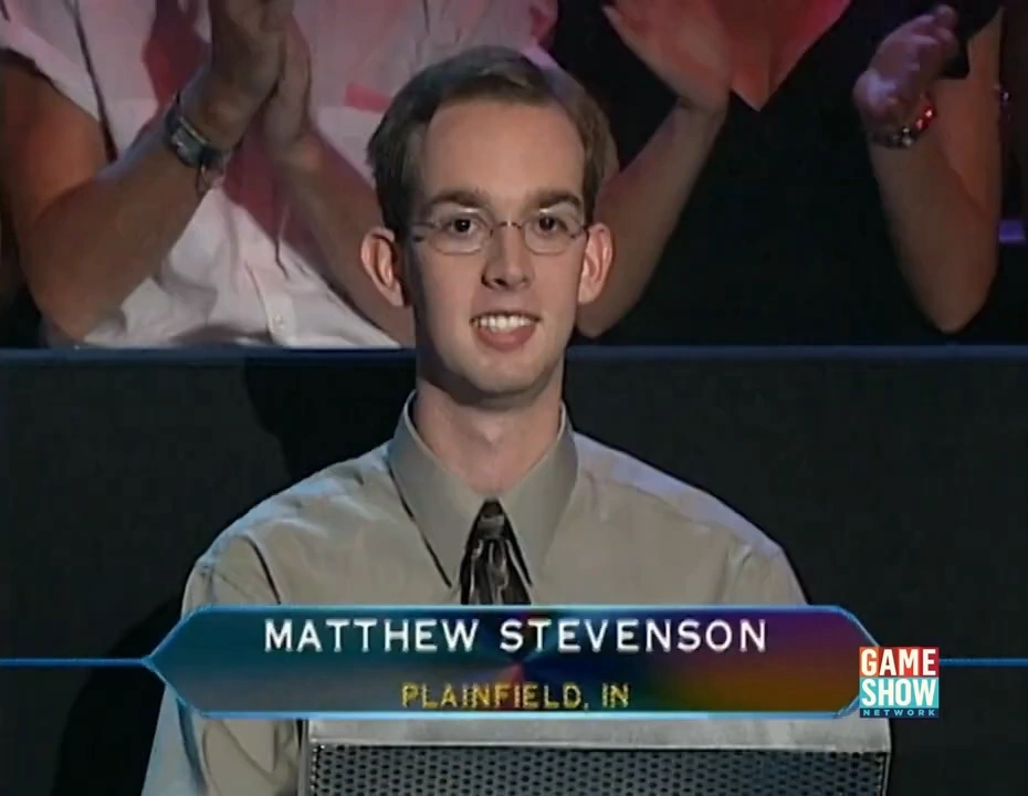 Matt Stevenson | Who Wants To Be A Millionaire Wiki | Fandom