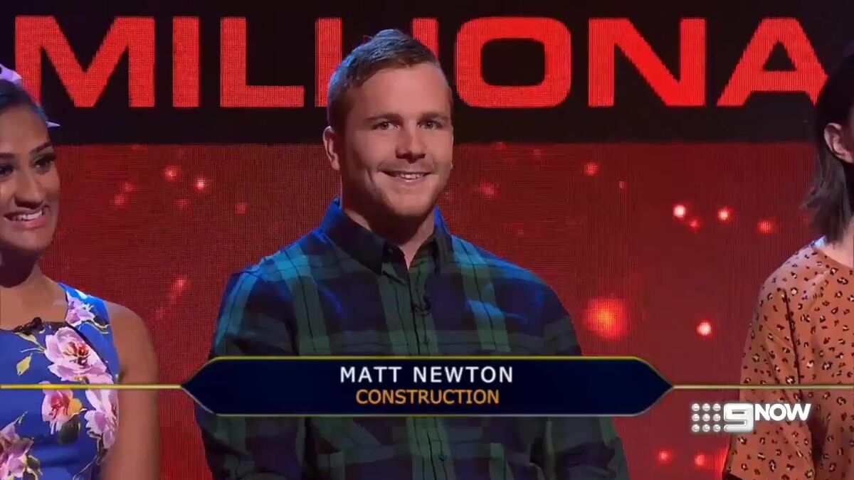 Matt Newton Who Wants To Be A Millionaire Wiki Fandom