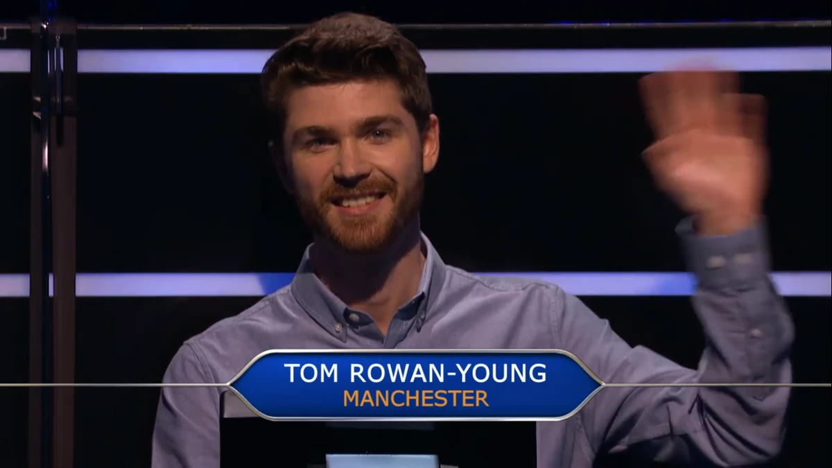 Tom Rowan-Young | Who Wants To Be A Millionaire Wiki | Fandom