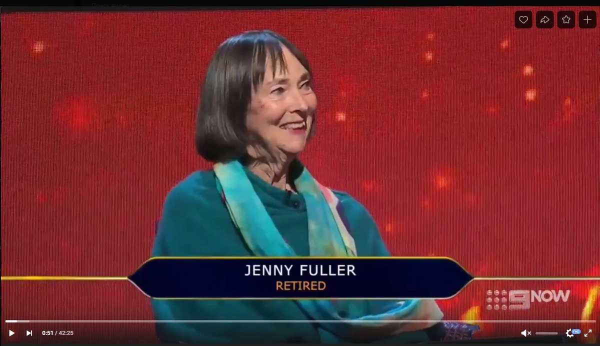Jenny Fuller | Who Wants To Be A Millionaire Wiki | Fandom