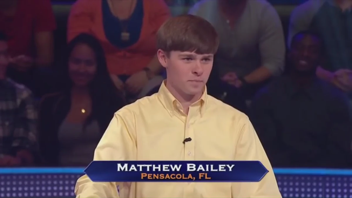 Matthew Bailey | Who Wants To Be A Millionaire Wiki | Fandom