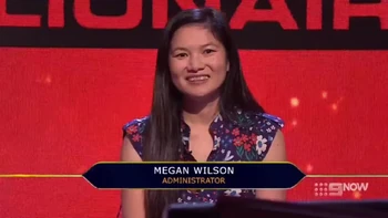 Megan Wilson | Who Wants To Be A Millionaire Wiki | Fandom