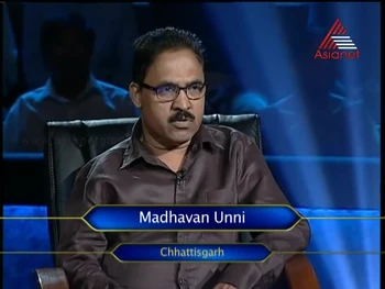 Madhavan Unni | Who Wants To Be A Millionaire Wiki | Fandom