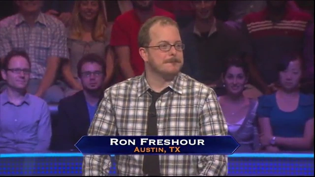 Ron Freshour | Who Wants To Be A Millionaire Wiki | Fandom