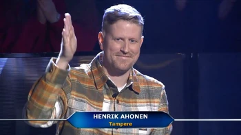 Henrik Ahonen | Who Wants To Be A Millionaire Wiki | Fandom