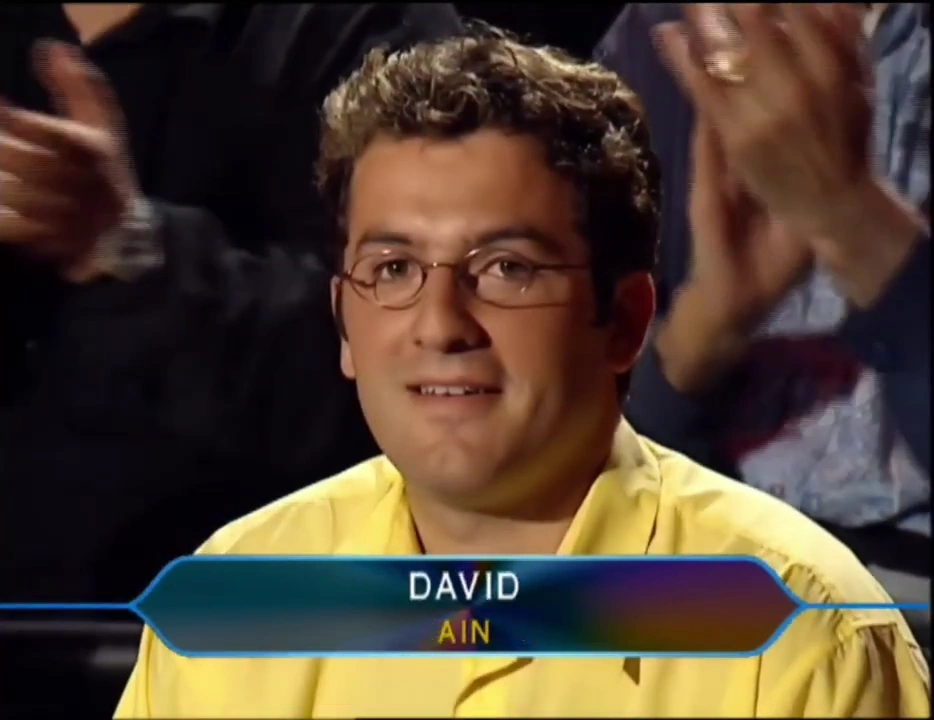 David (Ain) | Who Wants To Be A Millionaire Wiki | Fandom