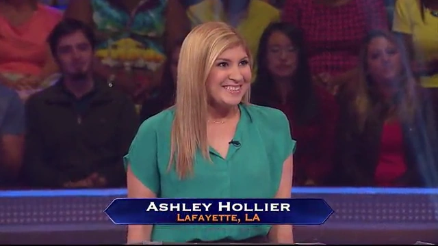 Ashley Hollier | Who Wants To Be A Millionaire Wiki | Fandom