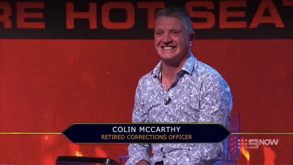 Colin McCarthy | Who Wants To Be A Millionaire Wiki | Fandom