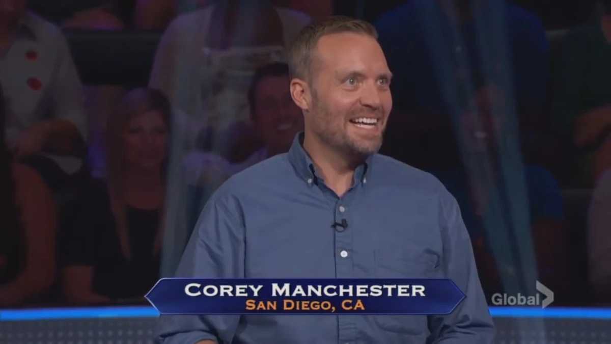 Corey Manchester | Who Wants To Be A Millionaire Wiki | Fandom