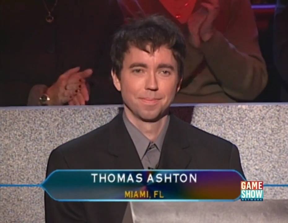Tom Ashton | Who Wants To Be A Millionaire Wiki | Fandom