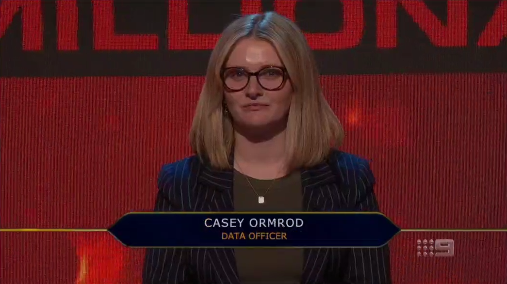 Casey Ormrod Who Wants To Be A Millionaire Wiki Fandom