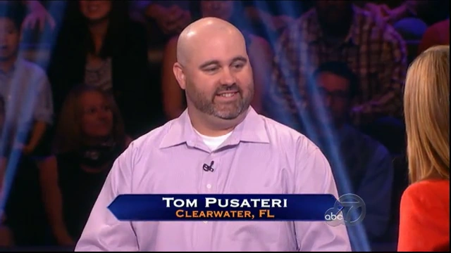 Tom Pusateri | Who Wants To Be A Millionaire Wiki | Fandom