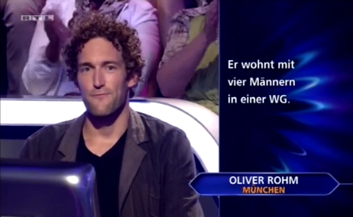 Oliver Rohm | Who Wants To Be A Millionaire Wiki | Fandom