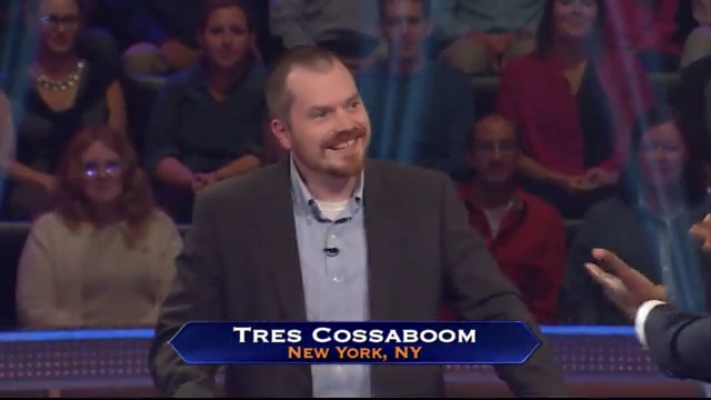 Tres Cossaboom | Who Wants To Be A Millionaire Wiki | Fandom