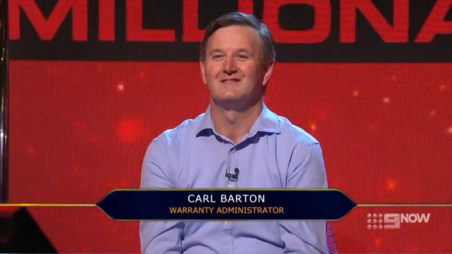 Carl Barton | Who Wants To Be A Millionaire Wiki | Fandom