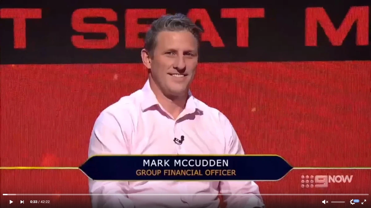 Mark McCudden | Who Wants To Be A Millionaire Wiki | Fandom