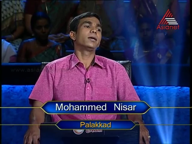 Mohammed Nisar R. P. | Who Wants To Be A Millionaire Wiki | Fandom