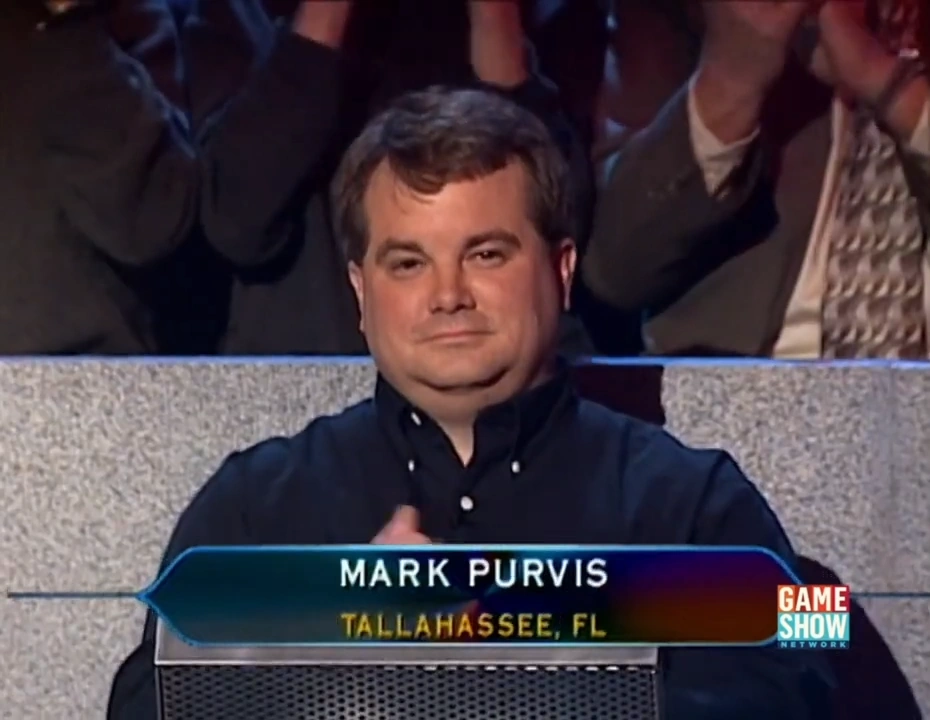 Mark Purvis | Who Wants To Be A Millionaire Wiki | Fandom