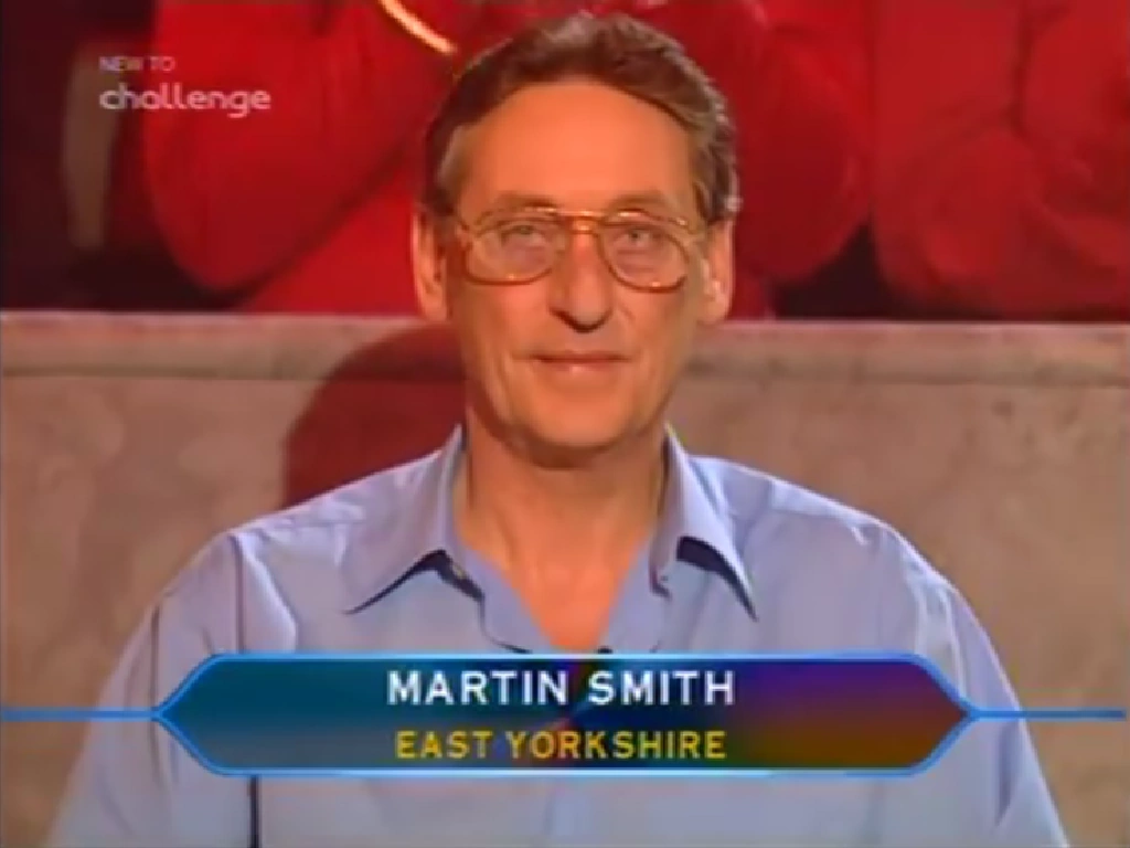 Martin Smith (East Yorkshire) | Who Wants To Be A Millionaire Wiki | Fandom