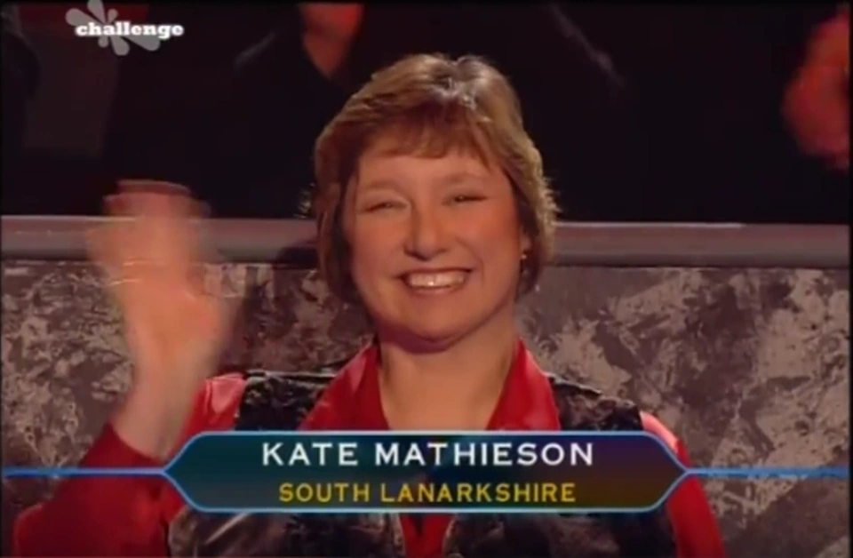 Kate Mathieson | Who Wants To Be A Millionaire Wiki | Fandom