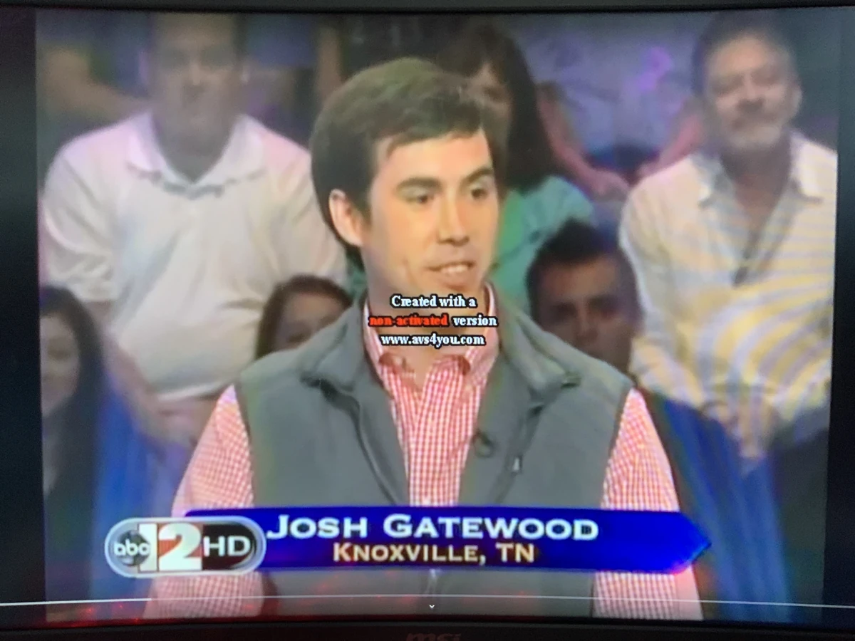 Josh Gatewood | Who Wants To Be A Millionaire Wiki | Fandom