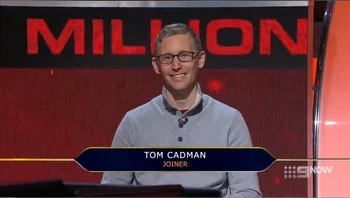 Tom Cadman | Who Wants To Be A Millionaire Wiki | Fandom