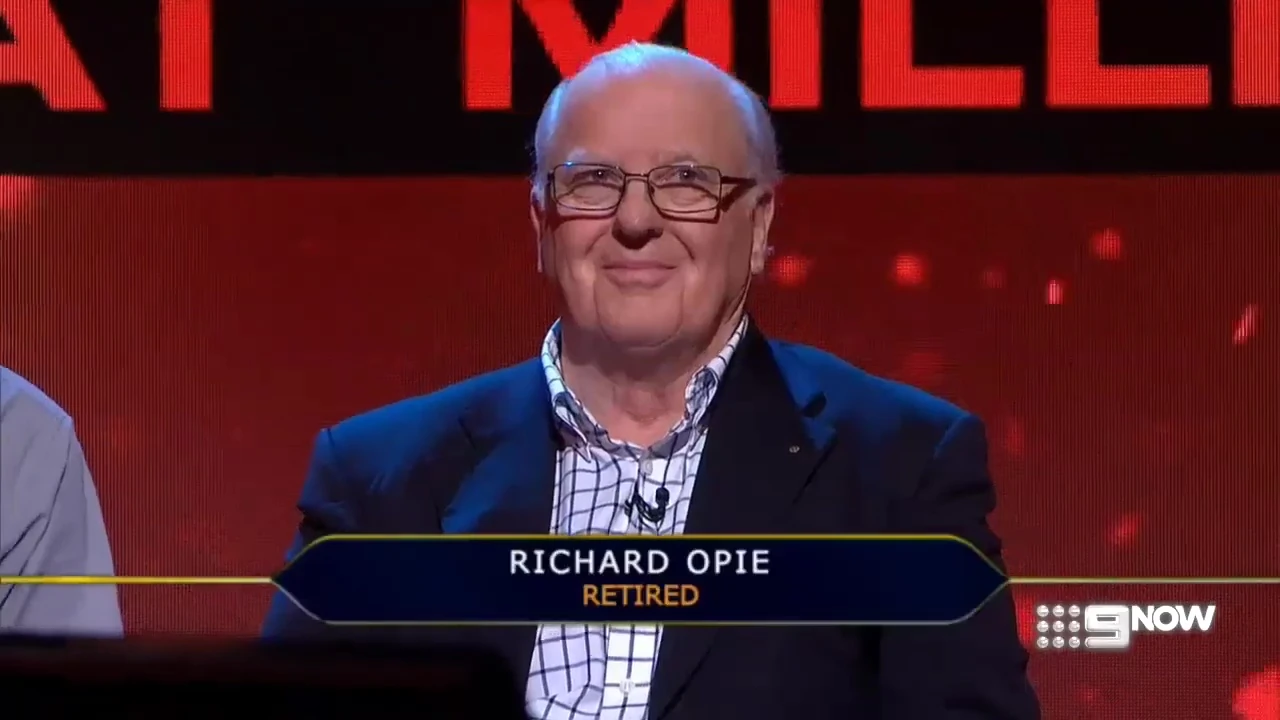 Richard Opie | Who Wants To Be A Millionaire Wiki | Fandom