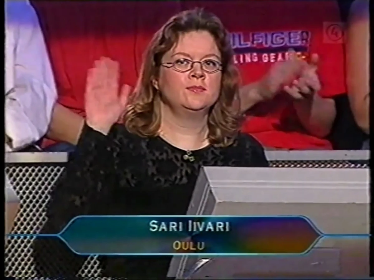 Sari Iivari | Who Wants To Be A Millionaire Wiki | Fandom
