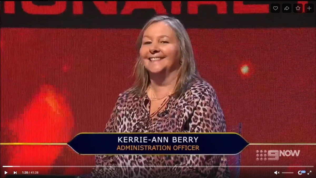Kerrie-Ann Berry | Who Wants To Be A Millionaire Wiki | Fandom
