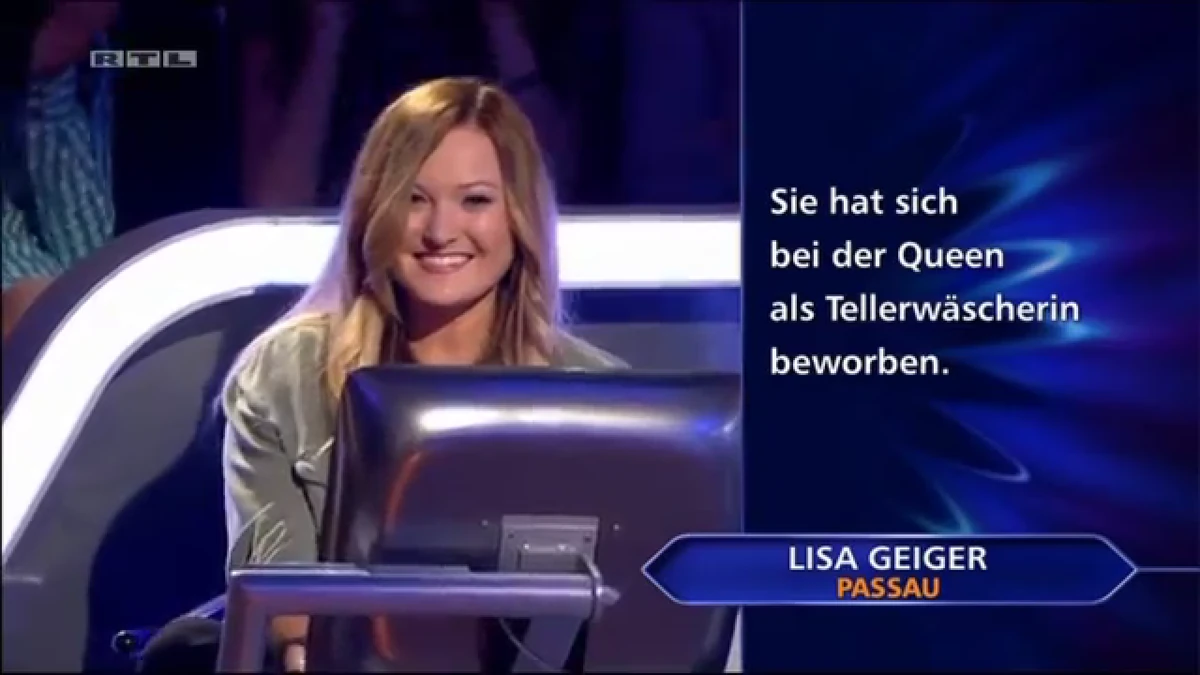 Lisa Geiger | Who Wants To Be A Millionaire Wiki | Fandom