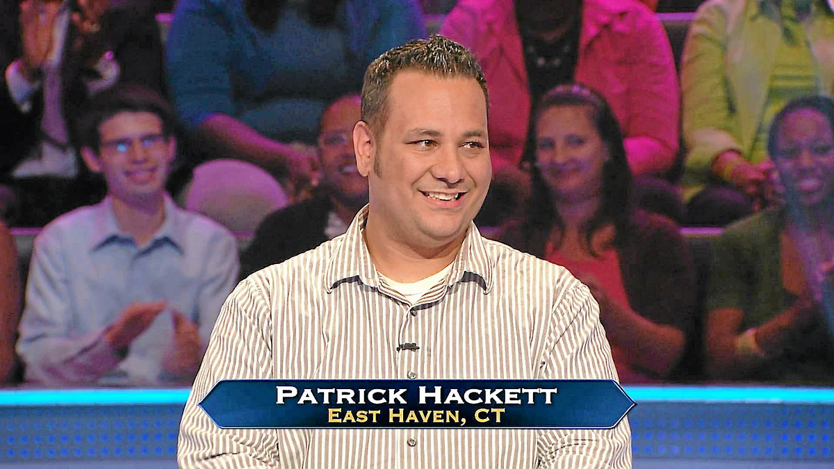 Patrick Hackett | Who Wants To Be A Millionaire Wiki | Fandom