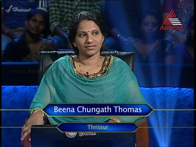 Beena Chungath Thomas | Who Wants To Be A Millionaire Wiki | Fandom