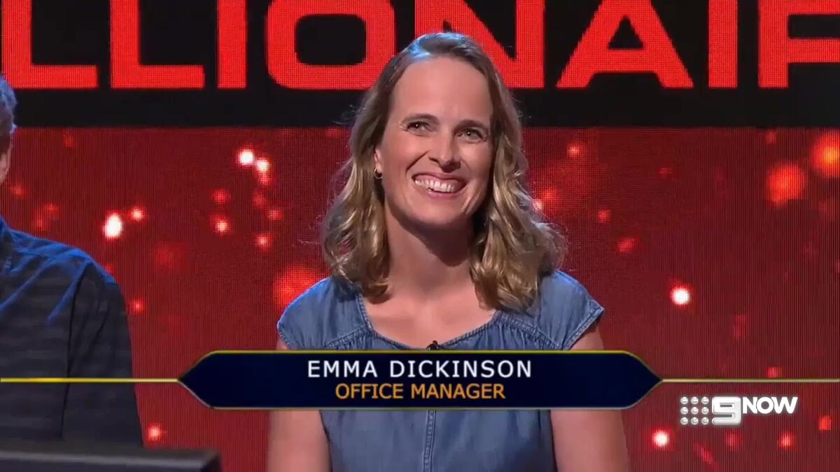 Emma Dickinson Who Wants To Be A Millionaire Wiki Fandom