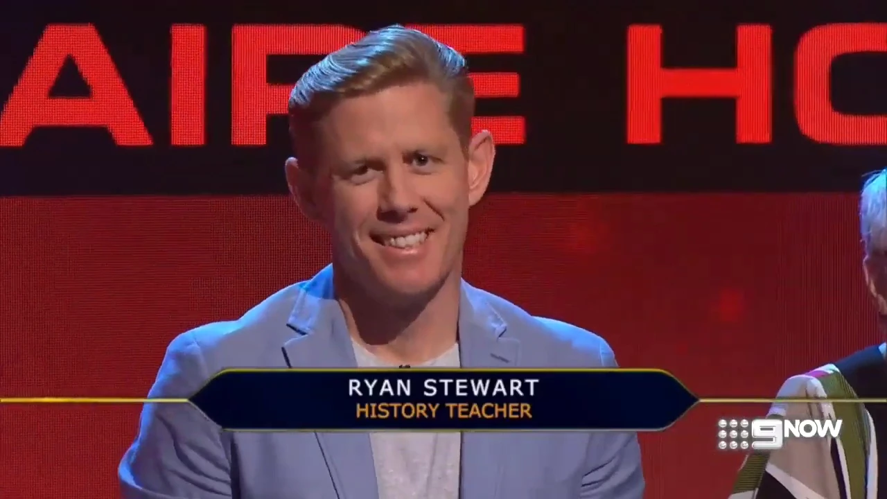 Ryan Stewart | Who Wants To Be A Millionaire Wiki | Fandom