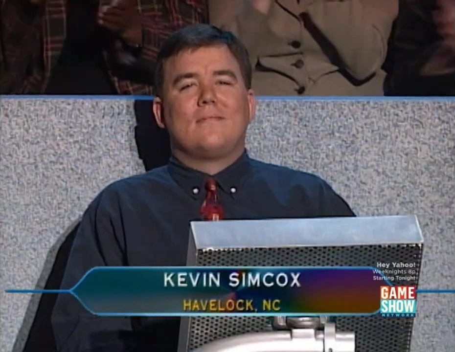 Kevin Simcox | Who Wants To Be A Millionaire Wiki | Fandom