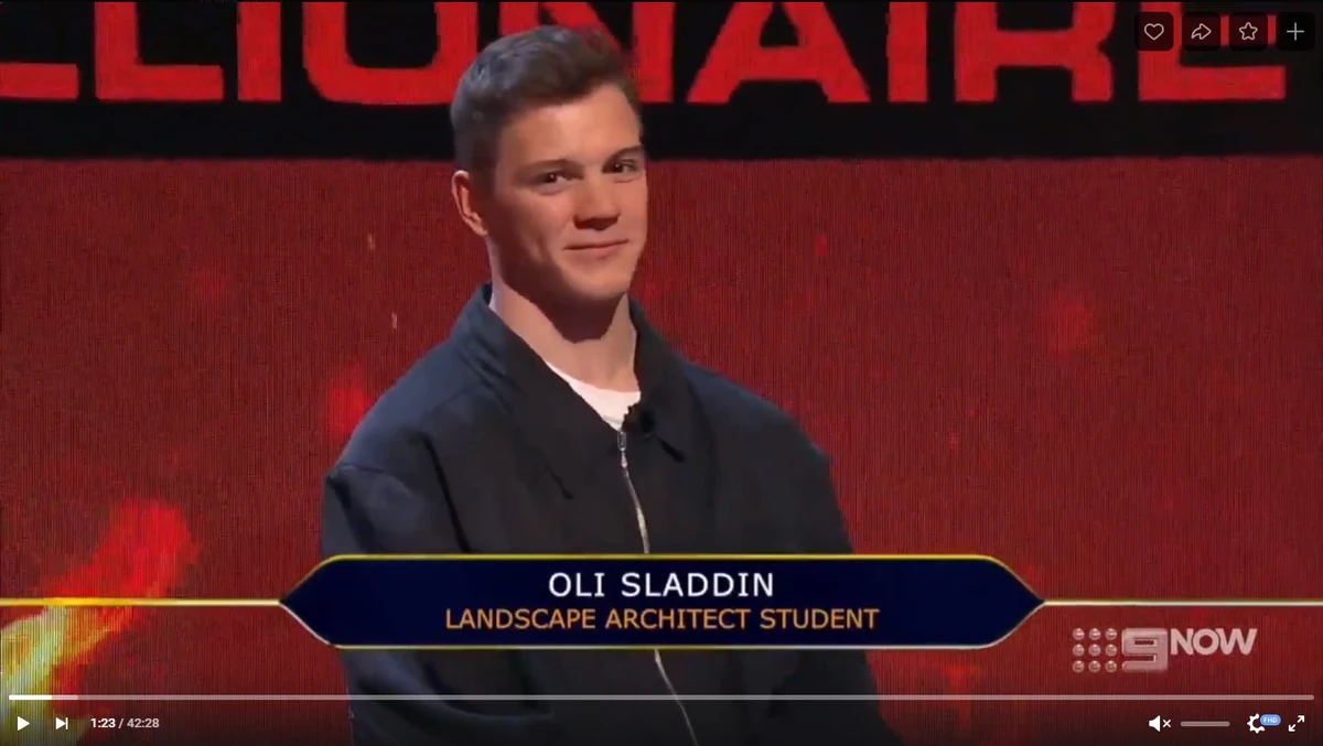 Oli Sladdin | Who Wants To Be A Millionaire Wiki | Fandom